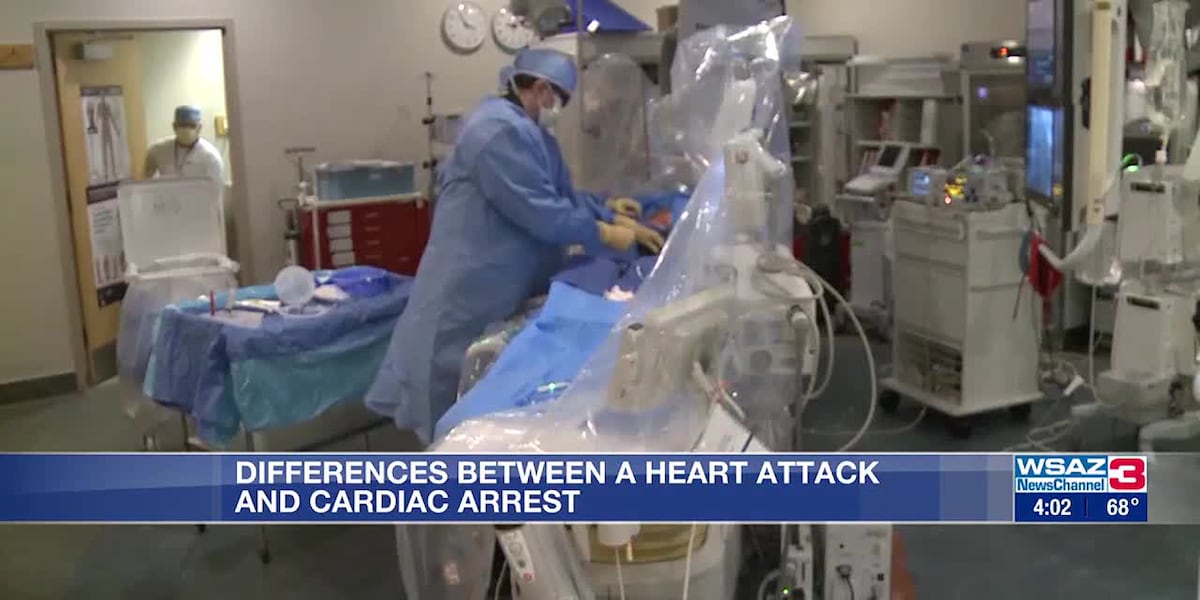 Local cardiologist explains difference between heart attack and cardiac ... Local cardiologist explains difference between heart attack and cardiac ...